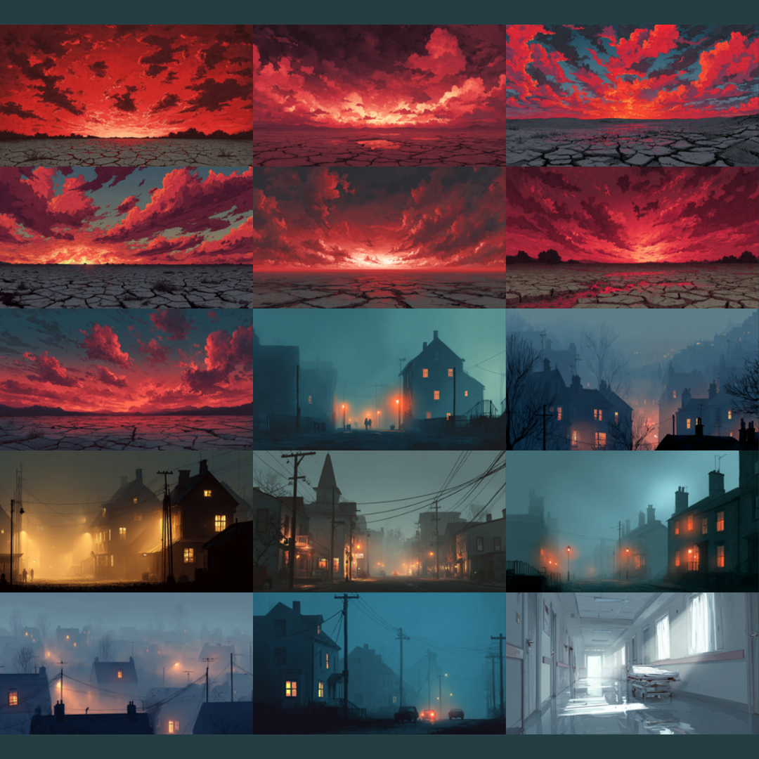 【TRPG背景素材】心象風景 155枚｜白い部屋・暗い森・麦畑・白い病棟・白い神殿・黒の図書館・無音の教室etc - 🪼くらげさんの背景素材 - BOOTH