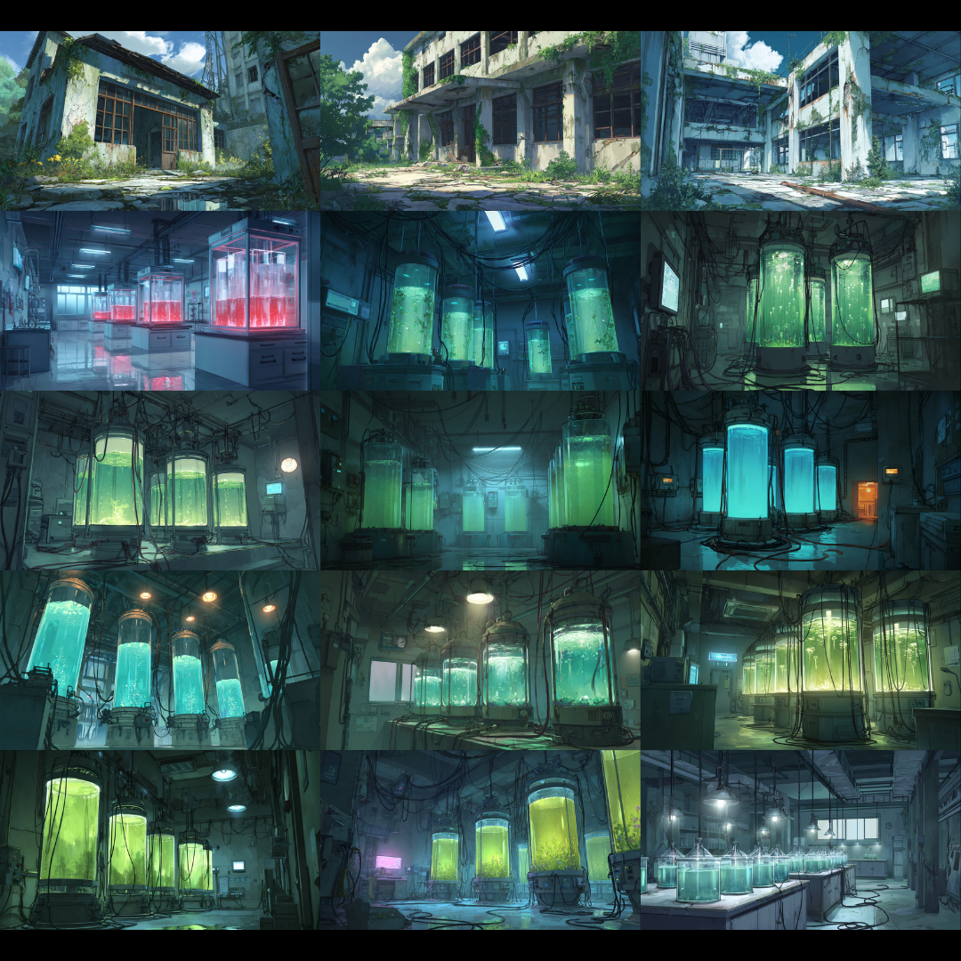 【TRPG背景素材】不穏な研究所 200枚｜研究室•外観•会議室•培養液•廊下•階段•休憩室•倉庫etc - 🪼くらげさんの背景素材 - BOOTH
