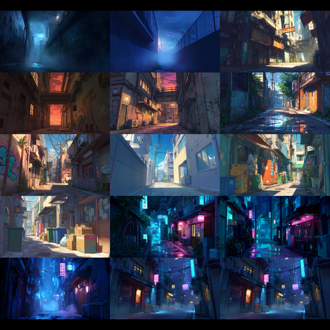 【背景素材】 路地裏 65枚｜日常•不穏•夕方•夜etc（TRPG, マダミス, ココフォリア, ゲーム） - 🪼くらげさんの背景素材 - BOOTH