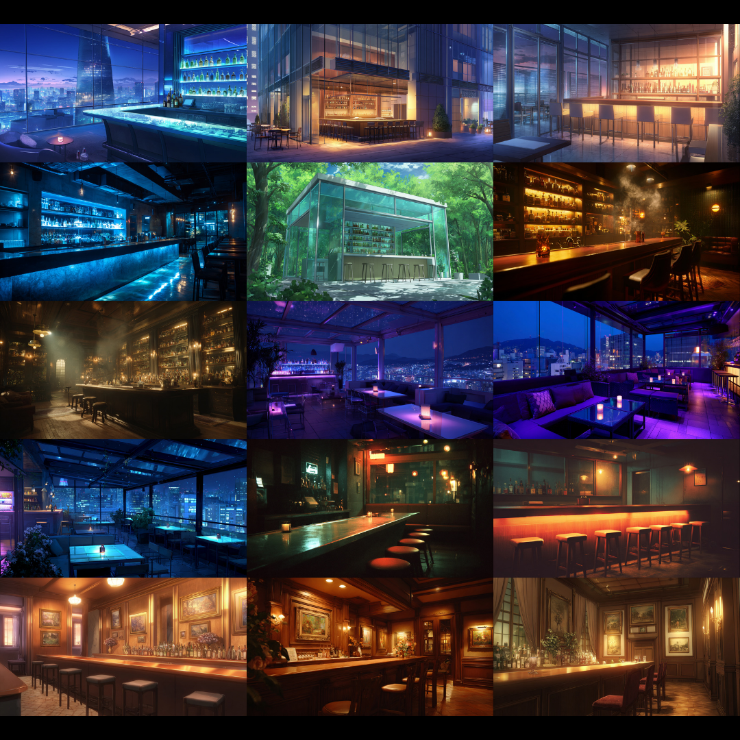 【背景素材】 バー 65枚｜VIP•夜景•アジト•都会etc（TRPG, マダミス, ココフォリア, ゲーム） - 🪼くらげさんの背景素材 - BOOTH