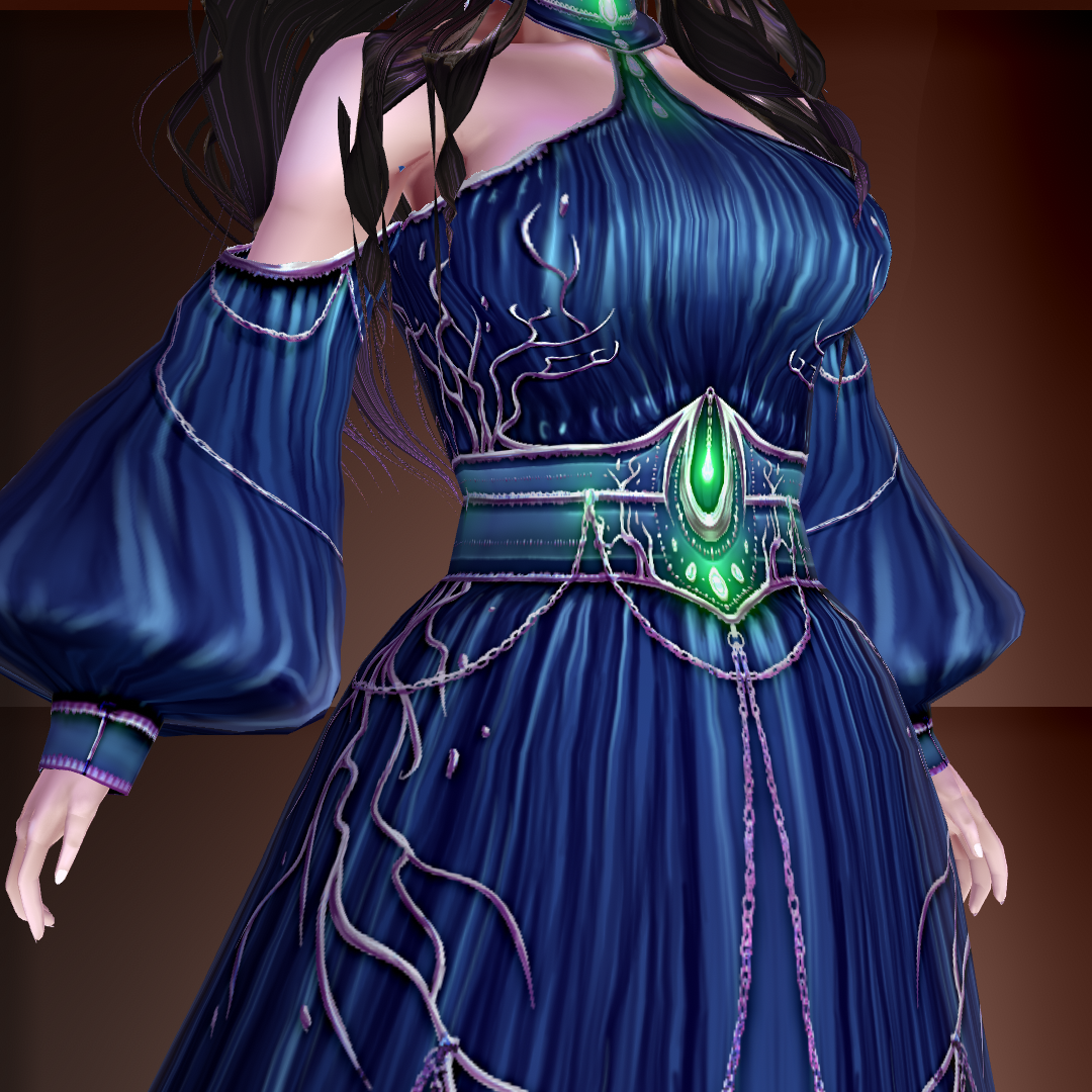 Noble mage dress,7 color schemes +customizable PSD file - The_Gambling ...