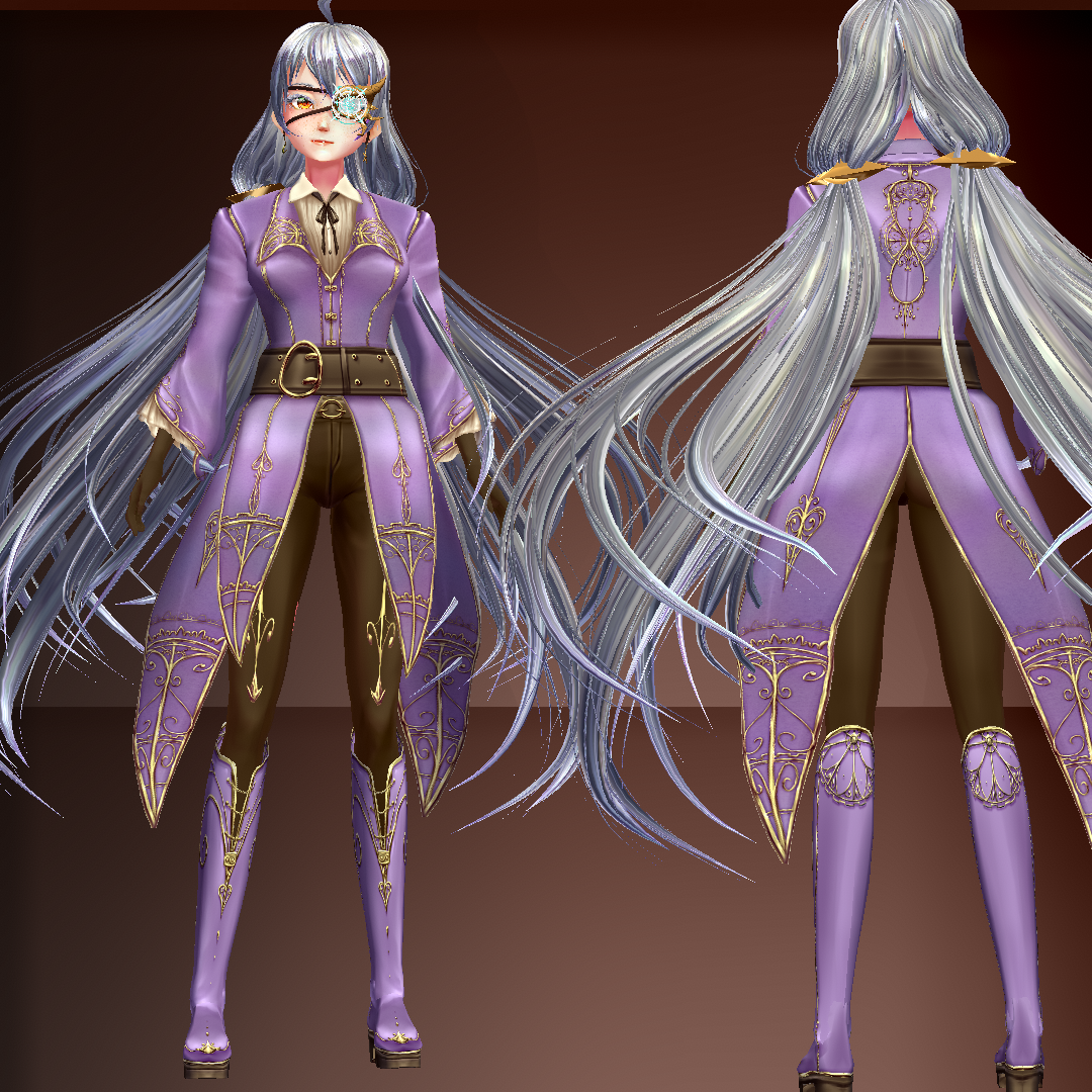 Chronomancy student outfit 7 colors + customizables - The_Gambling ...
