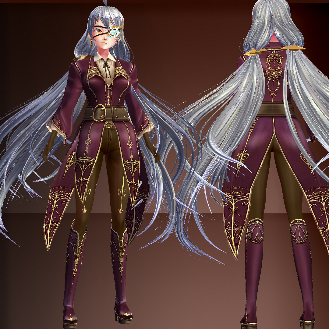 Chronomancy student outfit 7 colors + customizables - The_Gambling ...