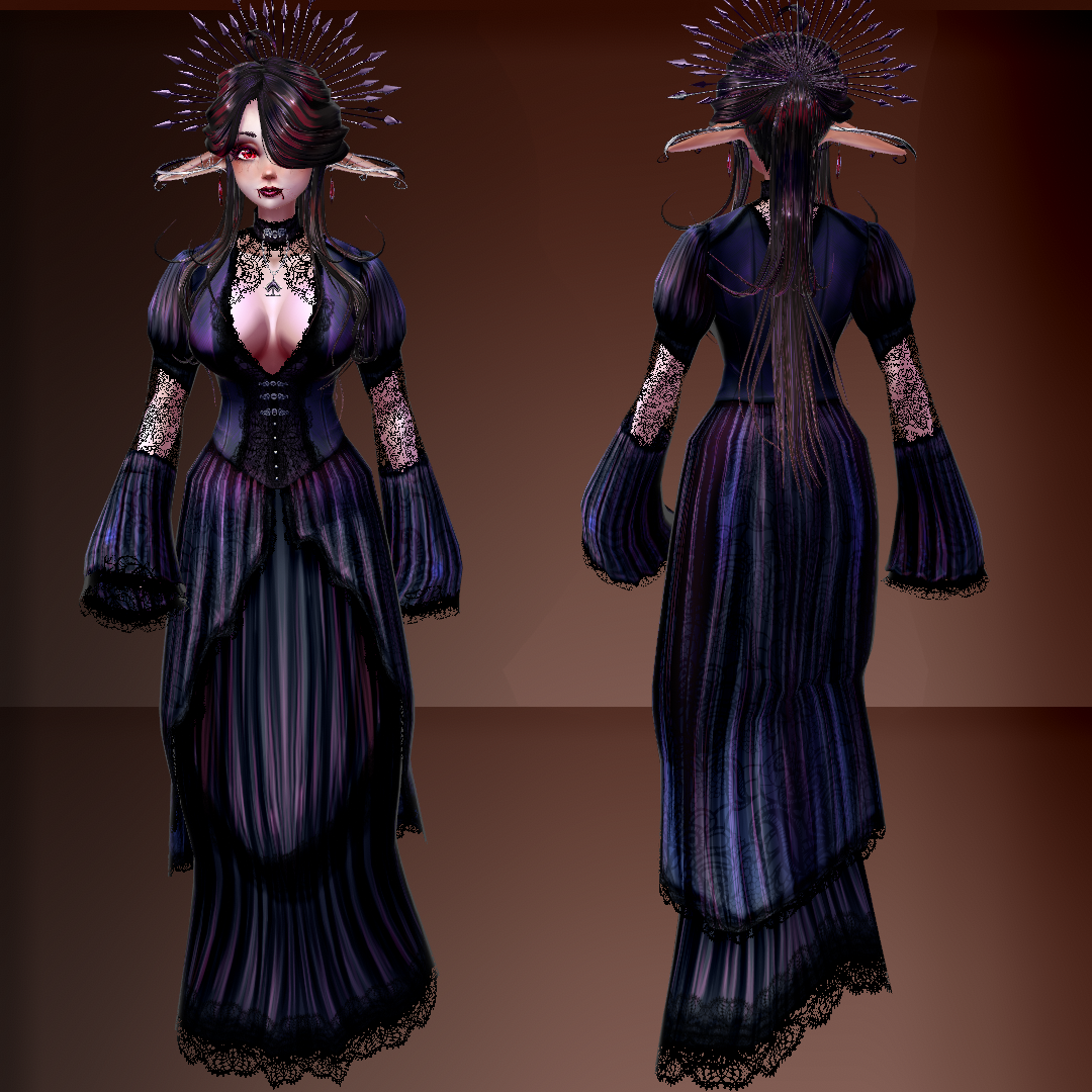 (VRoid stable)Gamblers on the grave: 4 variations +customizable psd ...