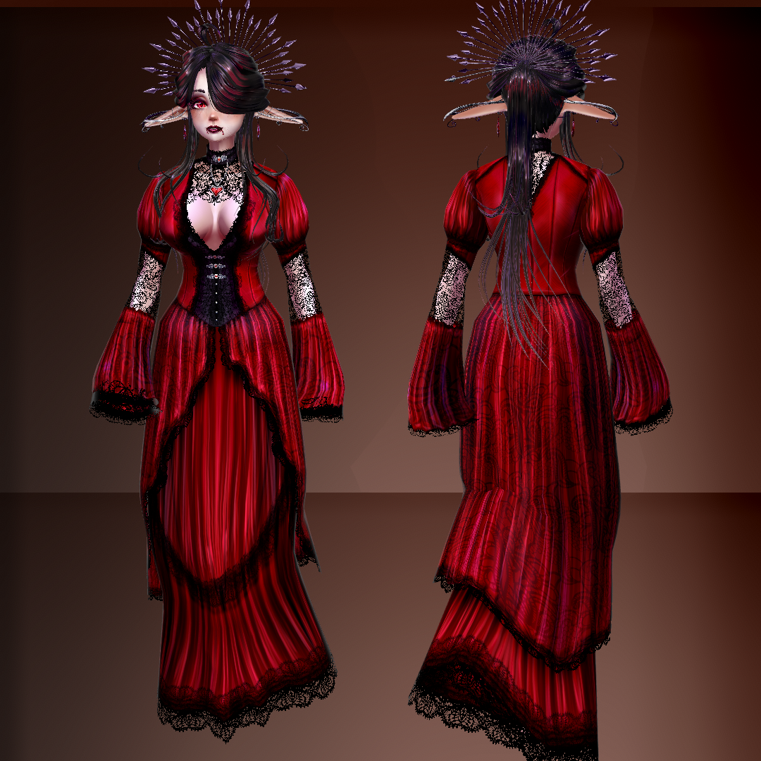 (VRoid stable)Gamblers on the grave: 4 variations +customizable psd ...