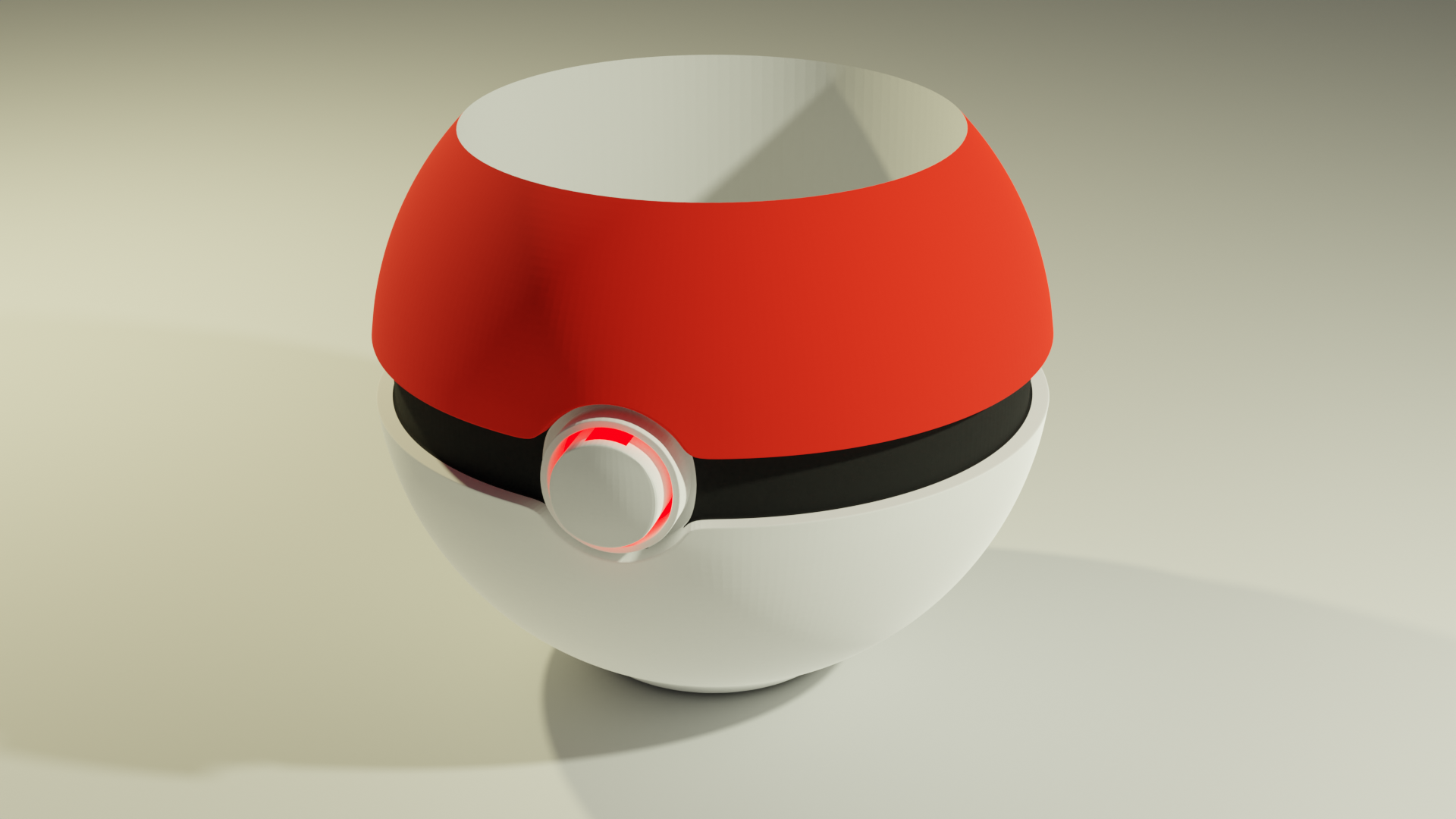 Pokeball Vase made in blender - Play Maker - BOOTH