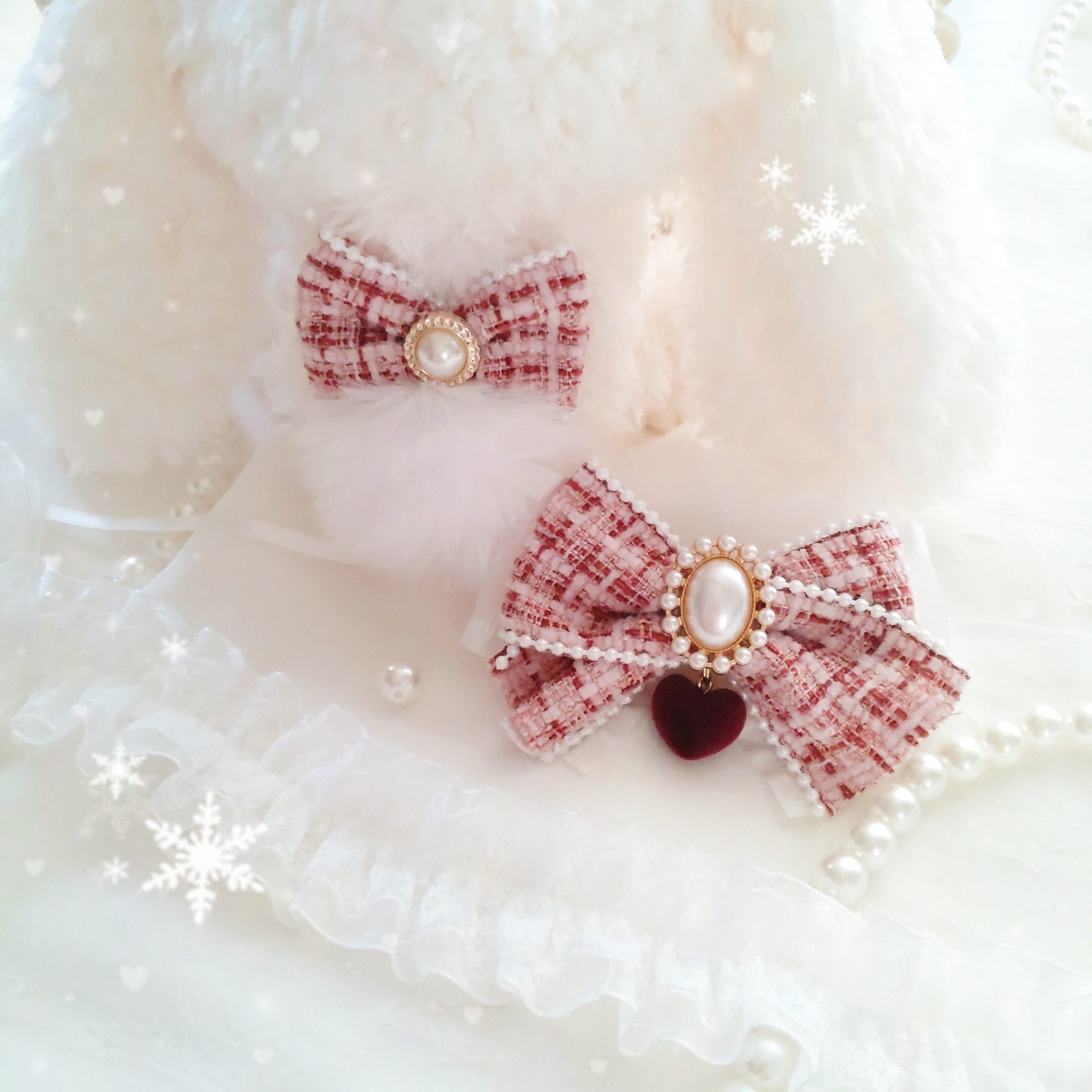 【14〜16cm】ツイードパールの垂れ耳うさぎちゃん - memoiredeange - BOOTH