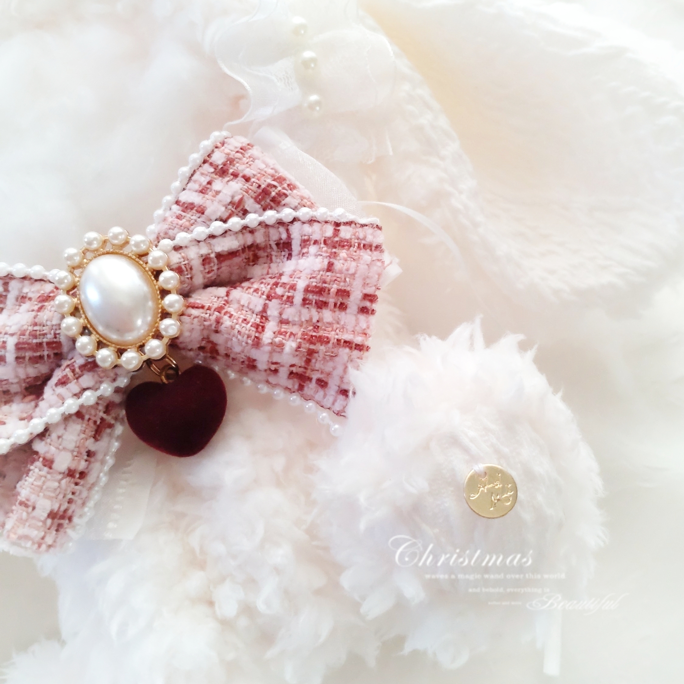 【14〜16cm】ツイードパールの垂れ耳うさぎちゃん - memoiredeange - BOOTH