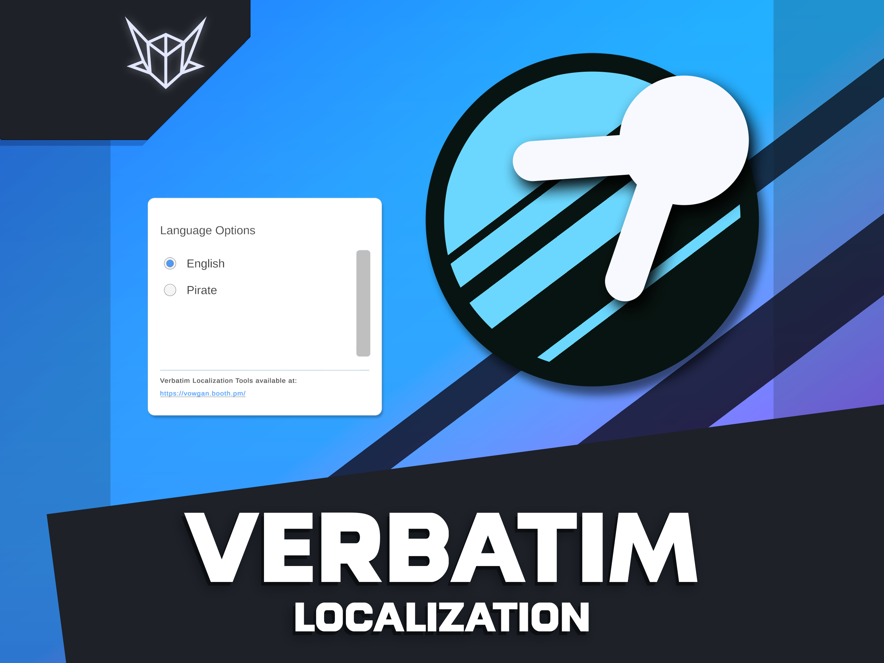 Verbatim Localization | VRChat World Prefab - Vowgan VR - BOOTH