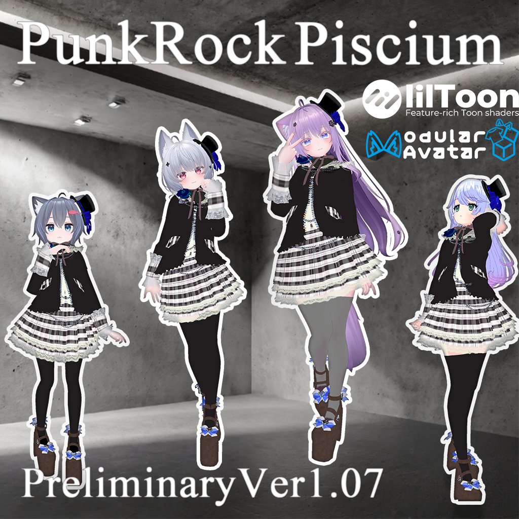 【23アバター対応】PunkRock Piscium_PreliminaryVer1.09 - Atelier_of_Arlier - BOOTH
