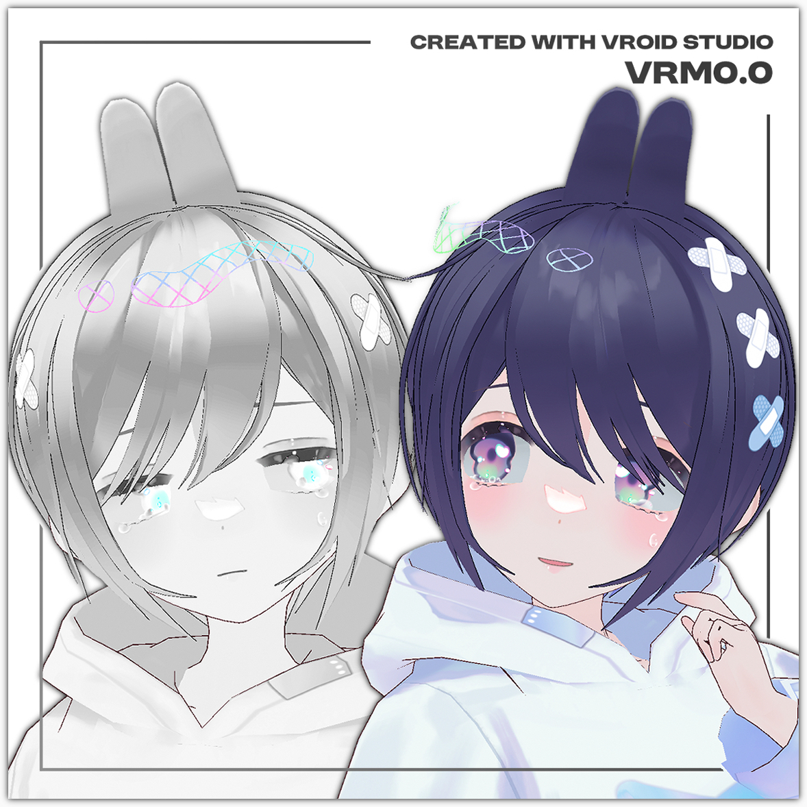 【VRoid】めそうさち【VRM0.0+Xavatar+Xwear】 - すやや屋すんすん - BOOTH