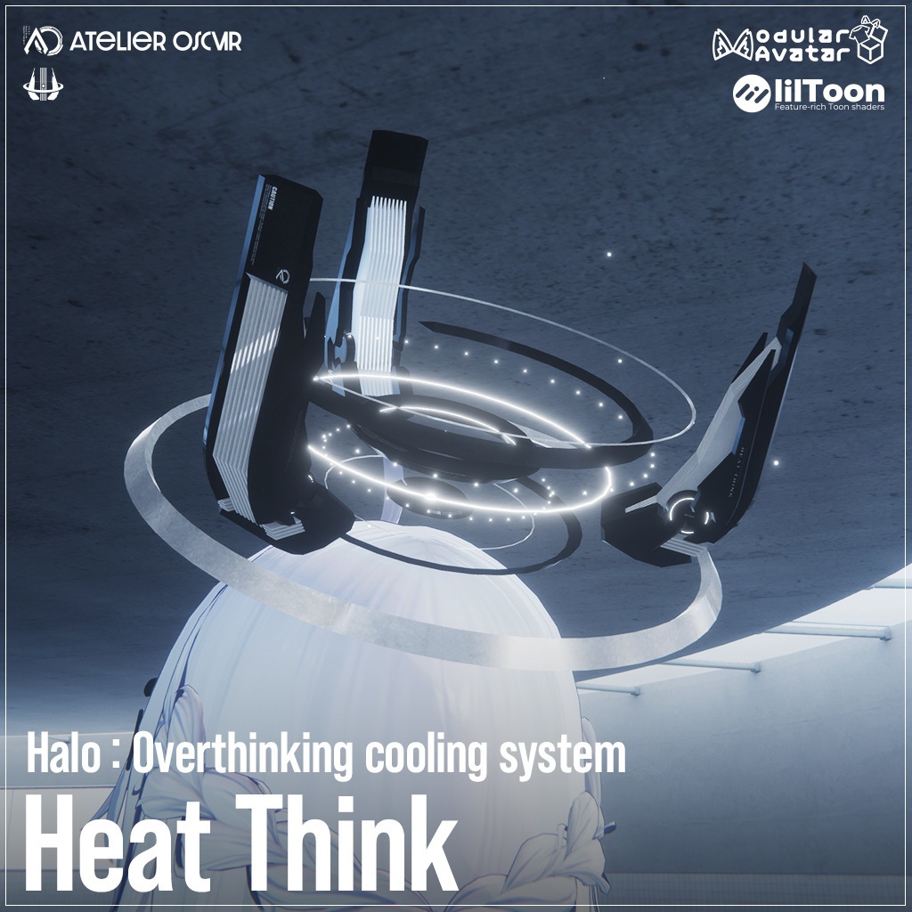 【ギミック付ヘイロー】過思考発熱冷却システム - Heat Think -【MA設定済】 - Atelier 0sc4r - BOOTH