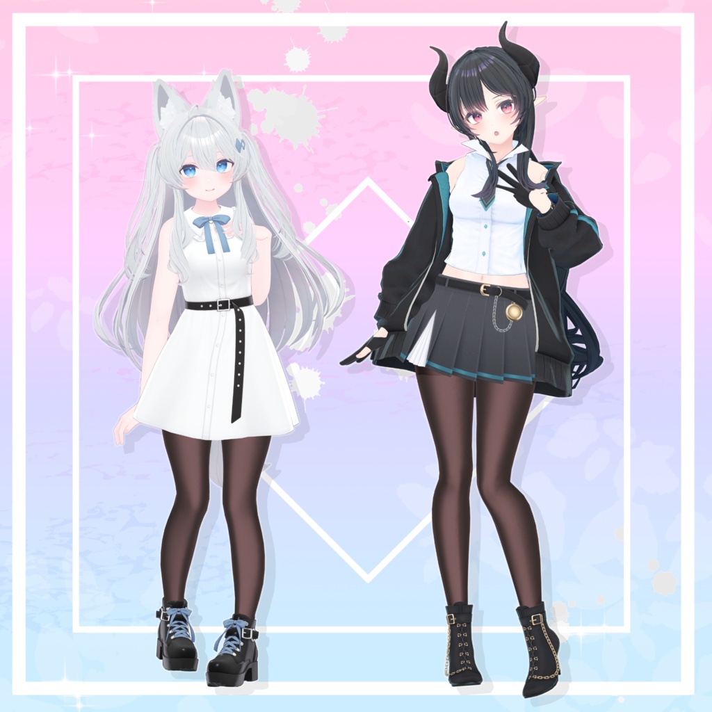 【9アバター対応】タイツ＆ストッキング - Luu+rium(るうりうむ) - BOOTH