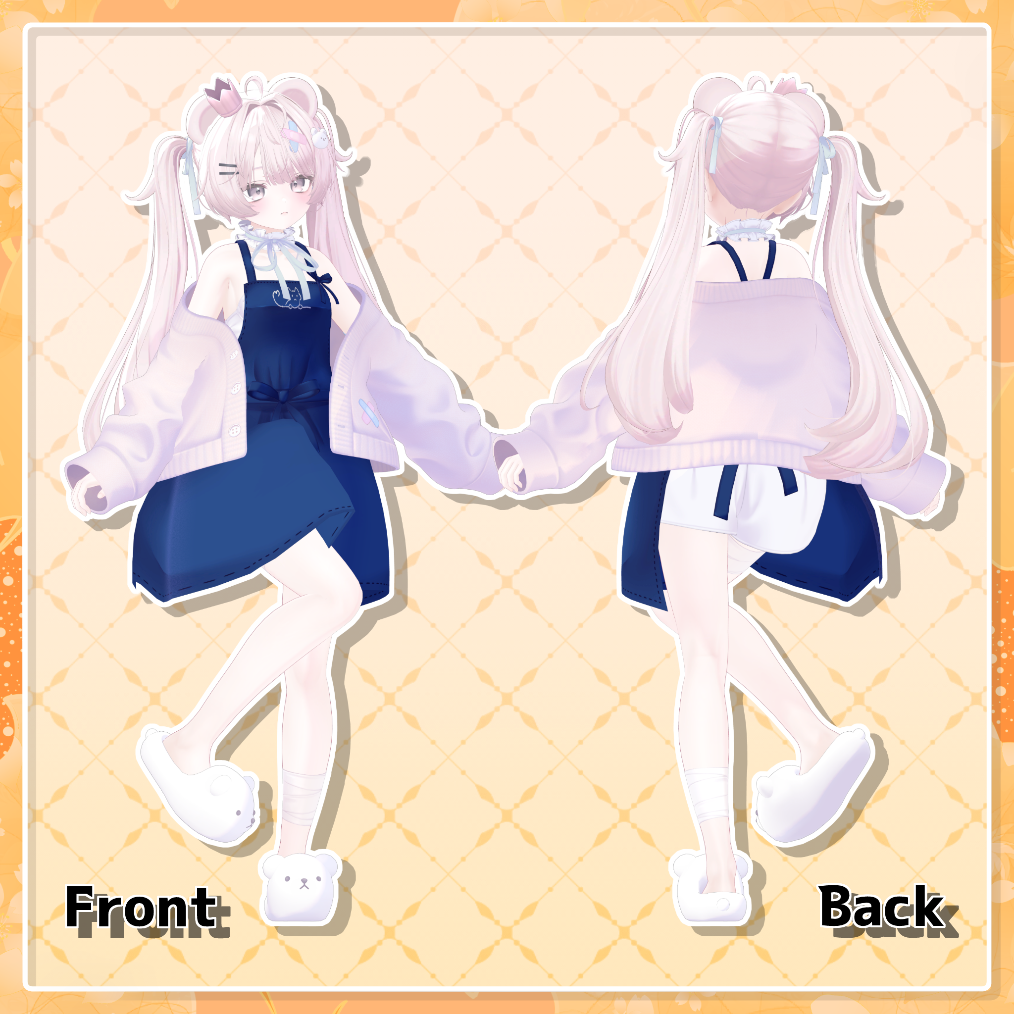 【MA設定済み】しんぷるエプロン【18アバター対応】 - Luu+rium(るうりうむ) - BOOTH