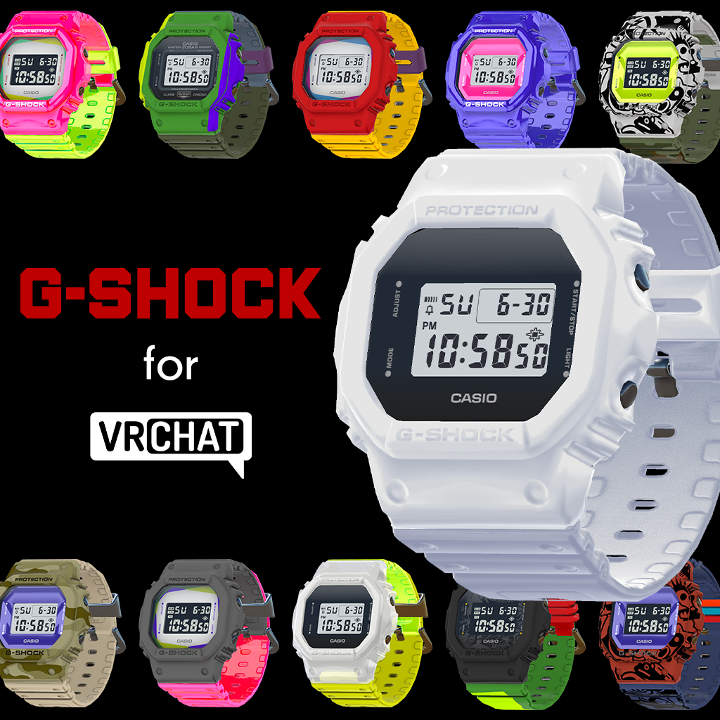CASIO G-SHOCK 「MY G-SHOCK」【VRChat / OSC対応】 - CASIO - BOOTH