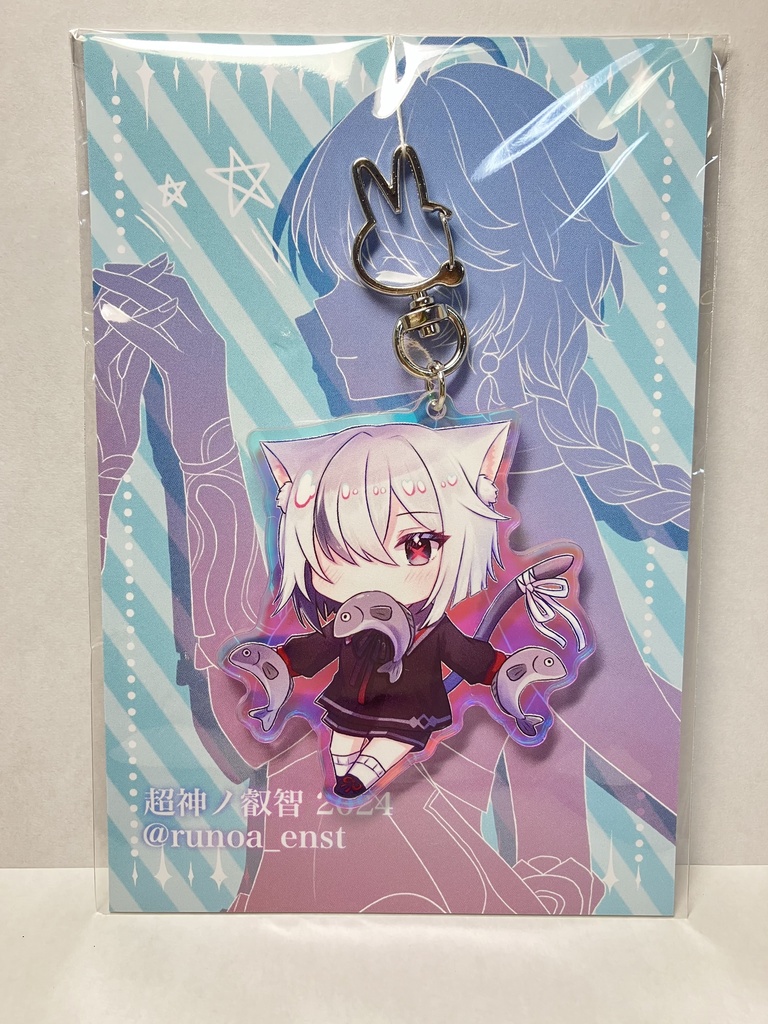 偏光アクリルキーホルダー(猫召使) - (ru)noa - BOOTH