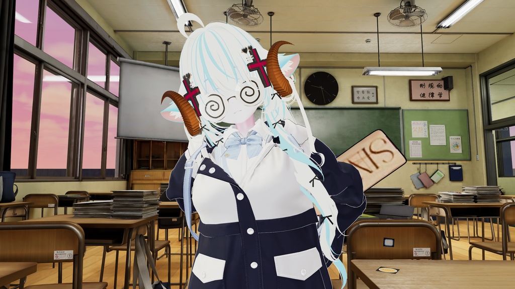 ACCESSORY MIKU ROTTEN GIRL + FACE TEXTURE - ladykanekoken - BOOTH