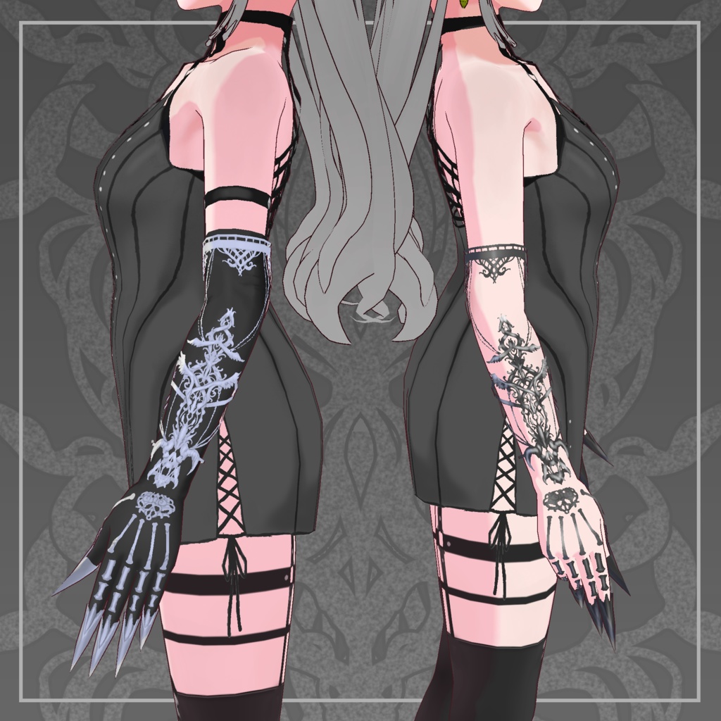 Gothic Gloves【VRoid衣装】 - GIGAHERTZ - BOOTH