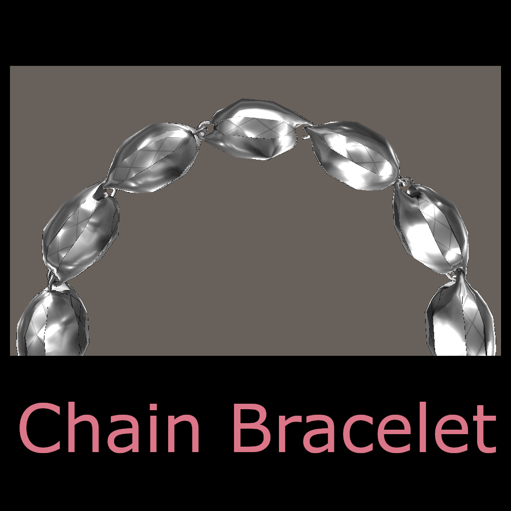 VRChat向け「Chain Bracelet」チェーンブレスレット - アースエンジェルっす。 - BOOTH