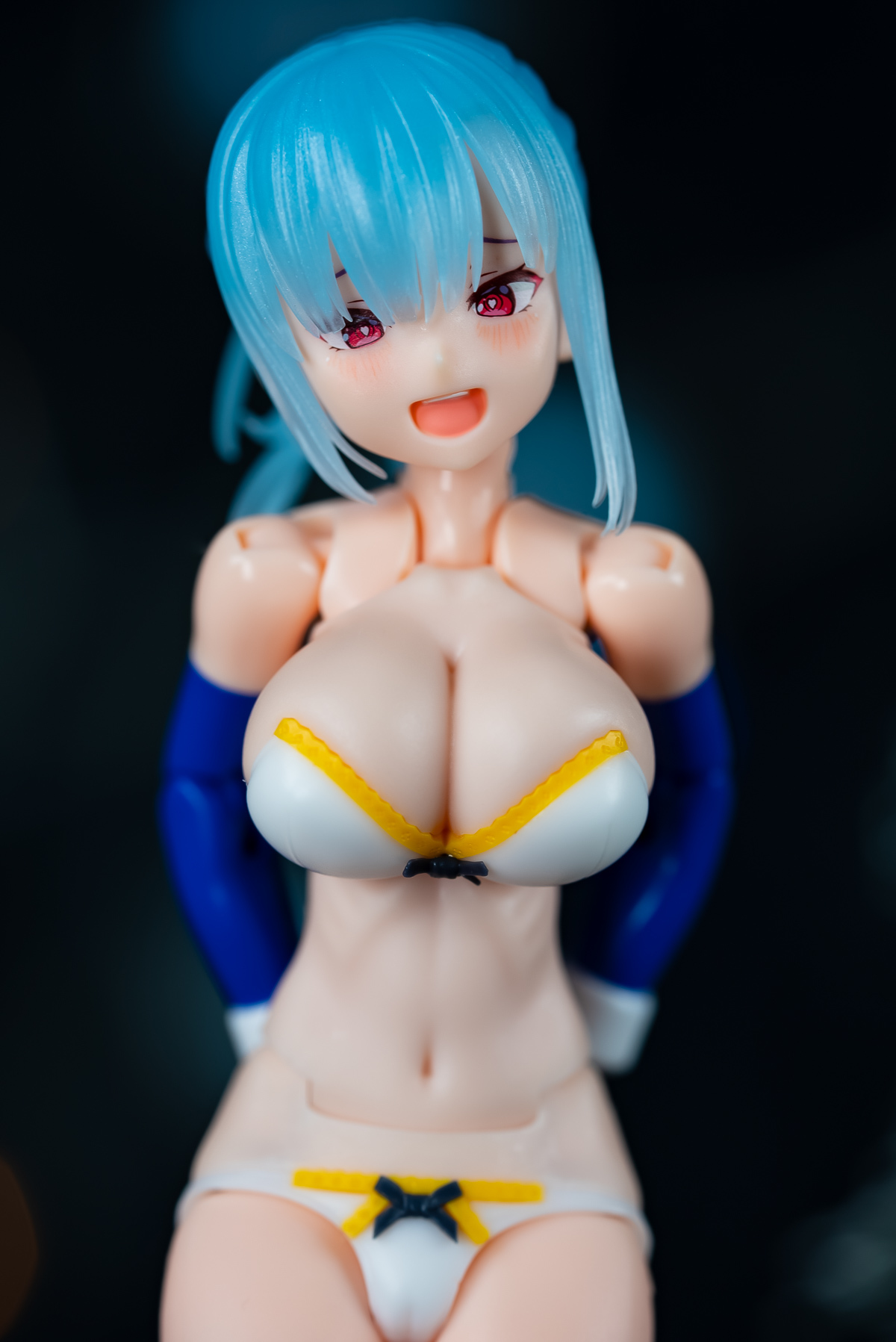 [MGM-EX02] Yellow-White Lingerie (MSG body type) - BNS skin - MUSCUTO SHOP - BOOTH