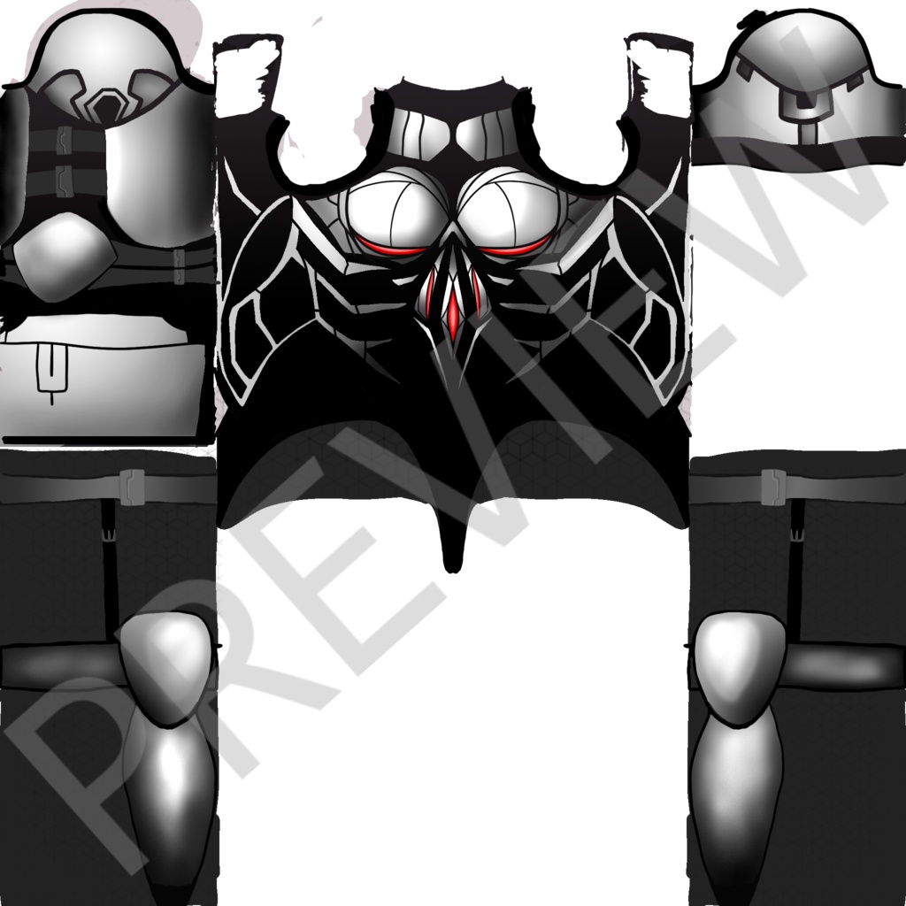 [VRoid] Cyborg Body Suit - Cake Custom - BOOTH