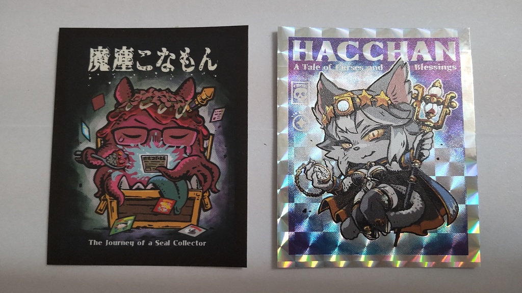 魔塵こなもん＆HACCHANシールセット - こにゃモノ屋 - BOOTH