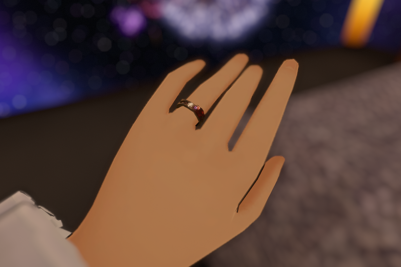 【VRC想定】Ardicia Ring【お砂糖指輪】 - えれめん亭 - BOOTH