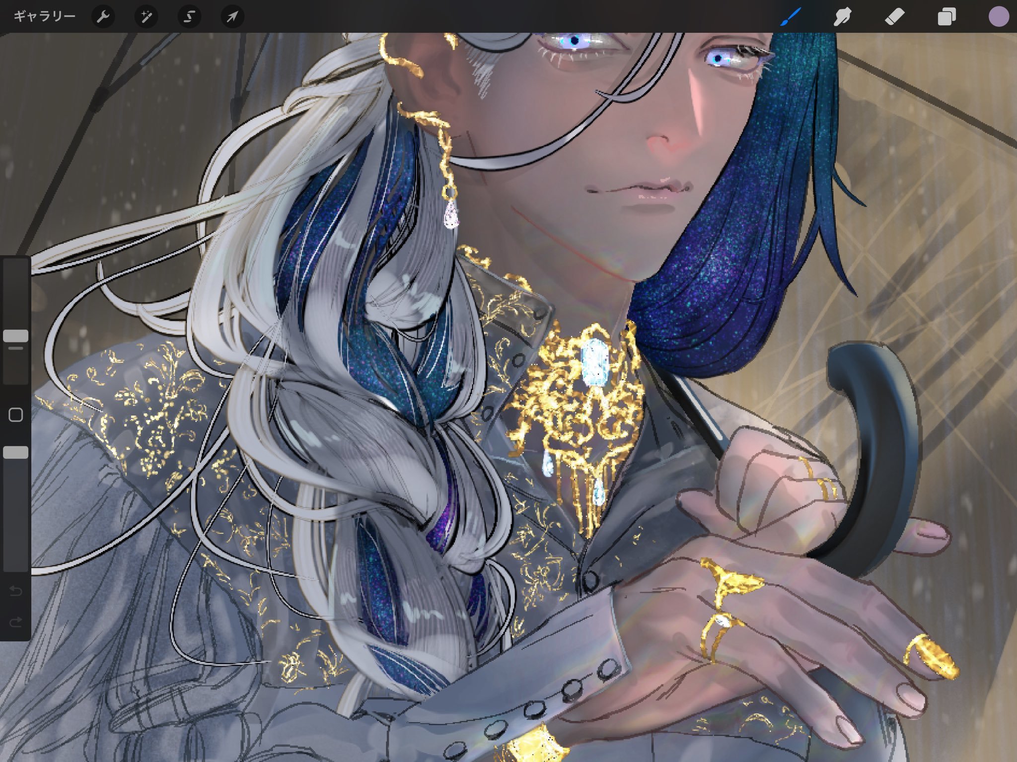 【Procreate】髪ふちどりブラシflat - Procreate-Brush-Man - BOOTH