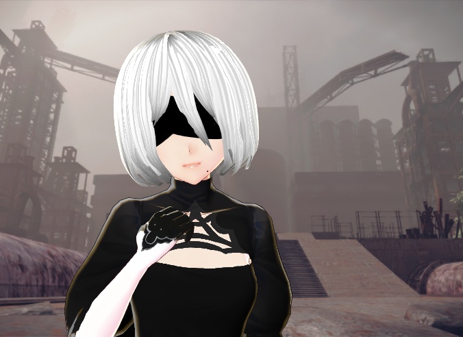 2B NIER - 【VRoid】- 2B ニーア オートマタ - kurobany - BOOTH