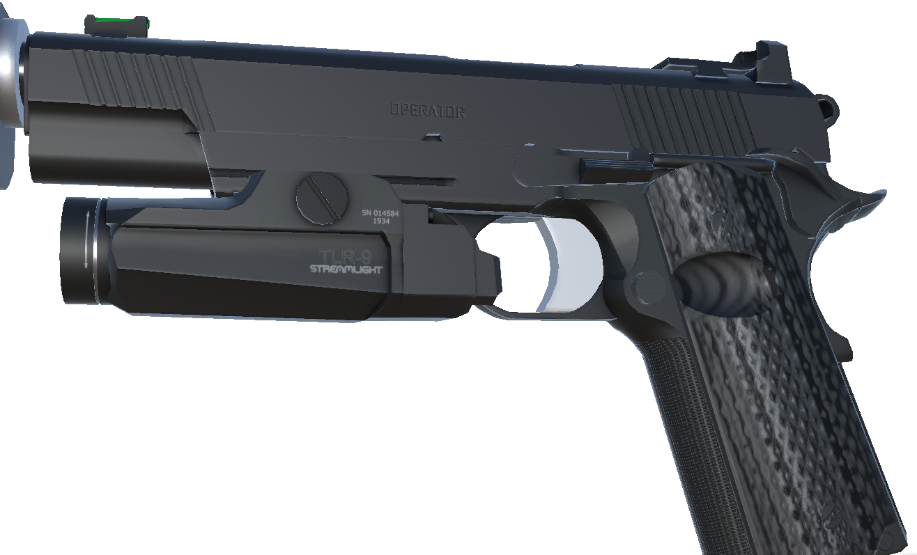【VRCHAT想定】SFA 1911 OPERATOR ハンドガン - クルペアインダストリーズ - BOOTH