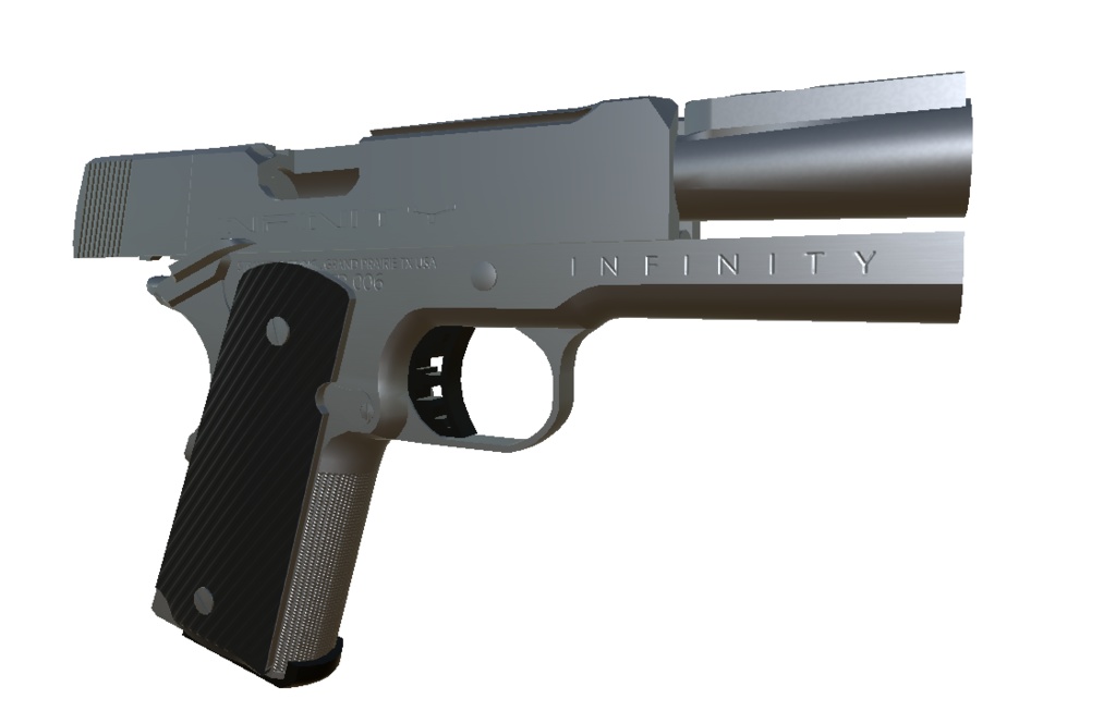 【VRCHAT想定】INFINITY TIKI ハンドガン - クルペアインダストリーズ - BOOTH