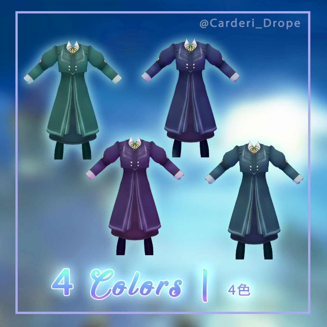 セレスティアル・ローブ || Celestial Robe || .vroid & .vrm & .jpg - Cárderi - BOOTH