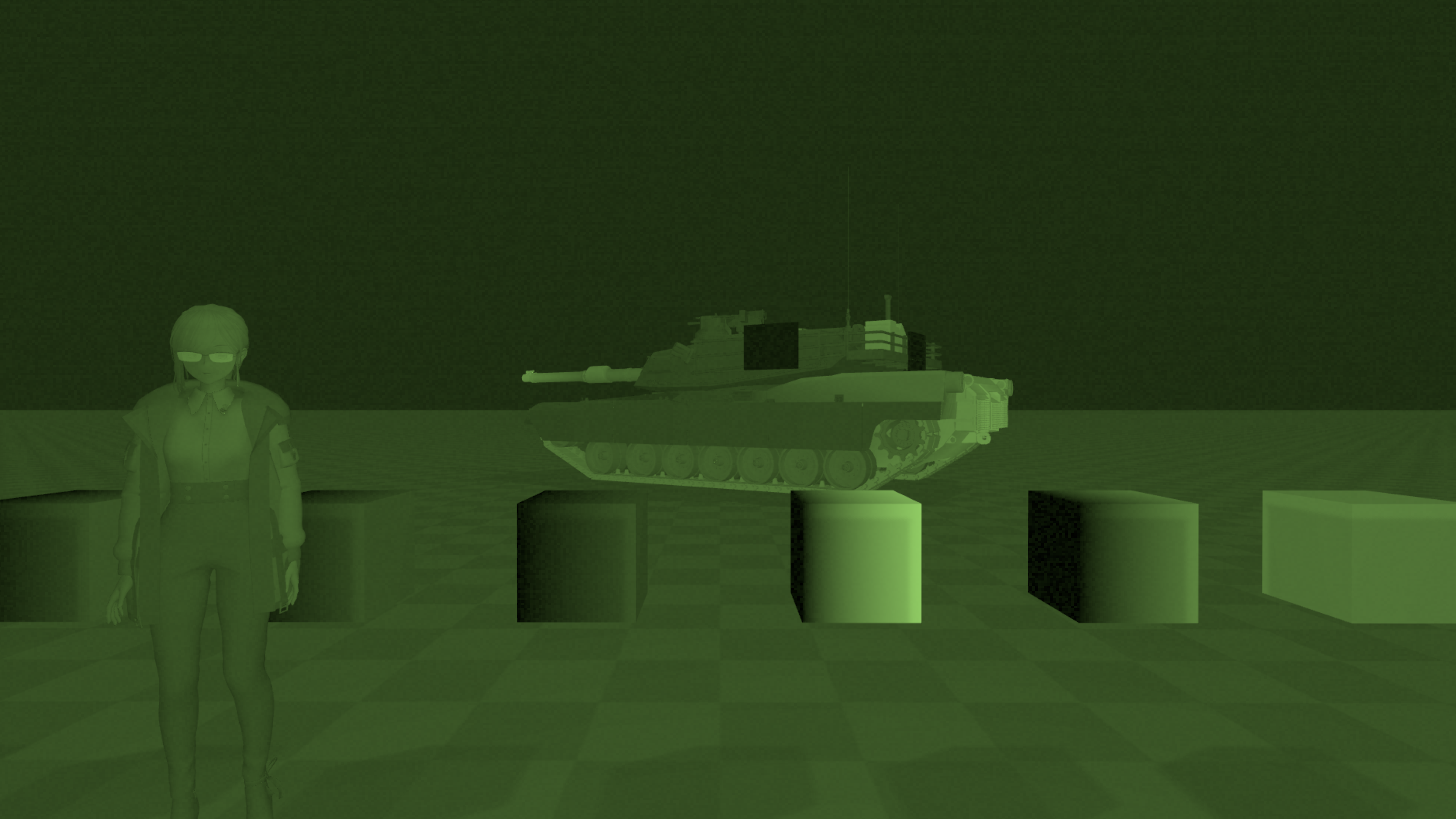 【VRChat向け】IR Camera System（赤外線カメラギミック） - Bushiduction - BOOTH