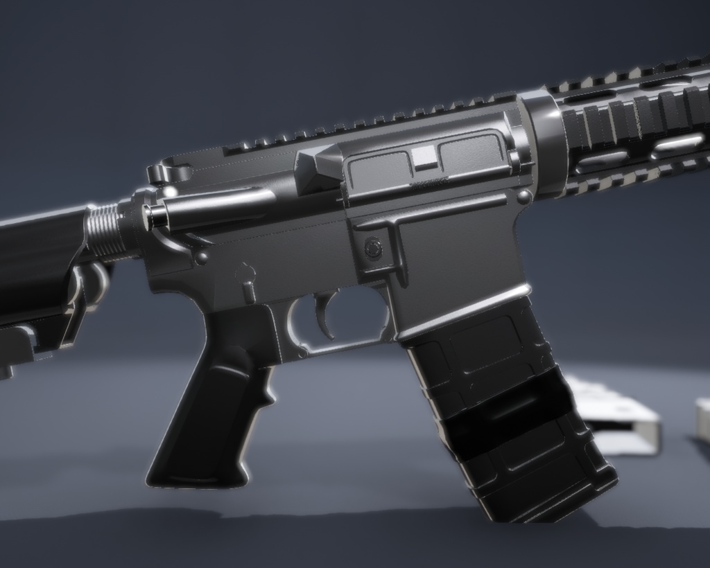 VRC/Unity M4A1 | VRチャット Unity M4A1 - kitnxivrc - BOOTH