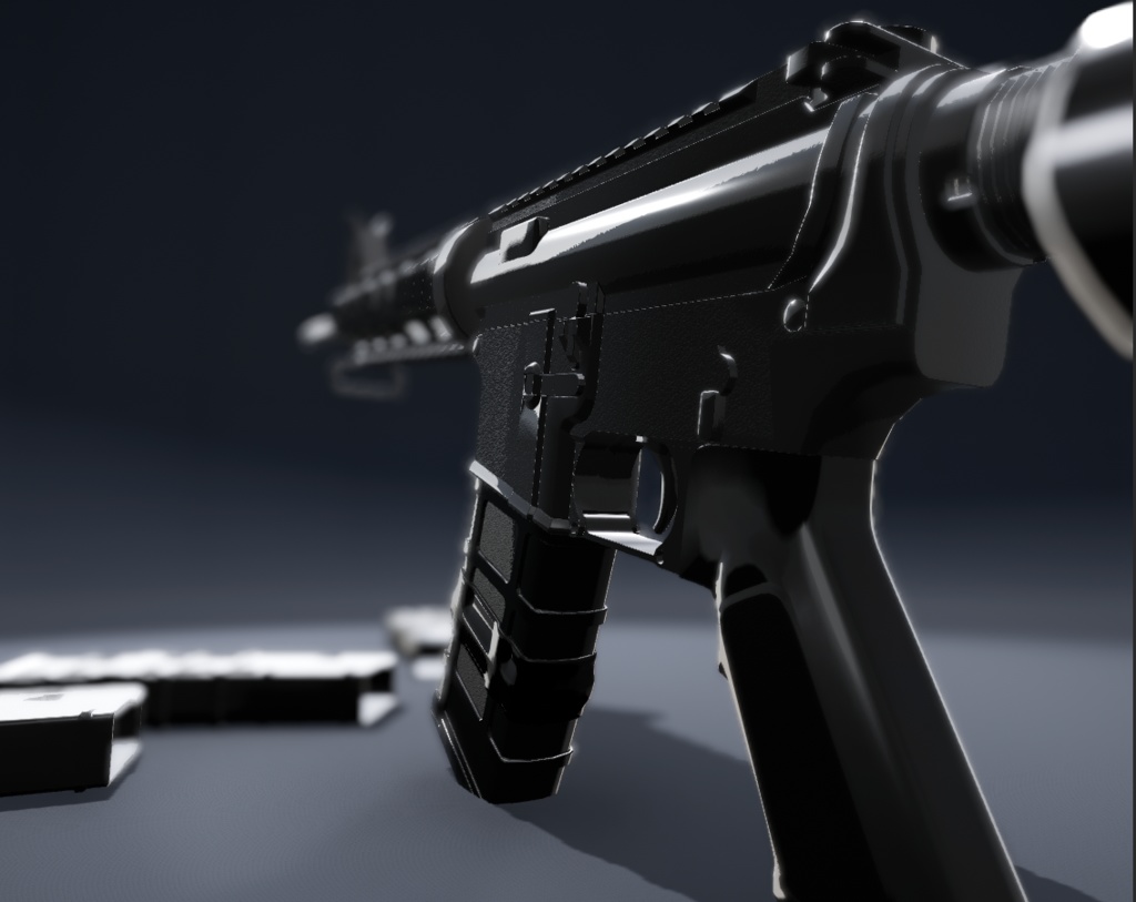 VRC/Unity M4A1 | VRチャット Unity M4A1 - kitnxivrc - BOOTH