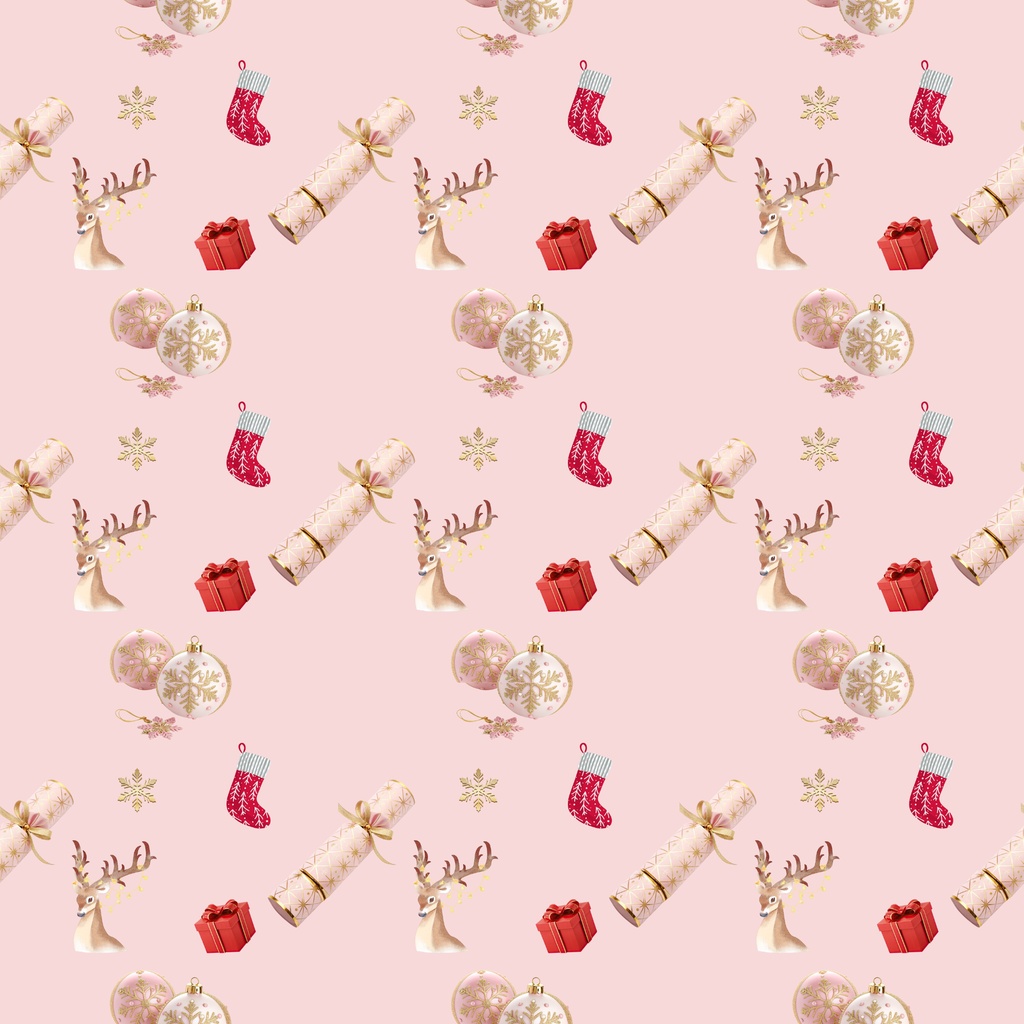 クリスマスデジタル ペーパー - pink-ruby - BOOTH