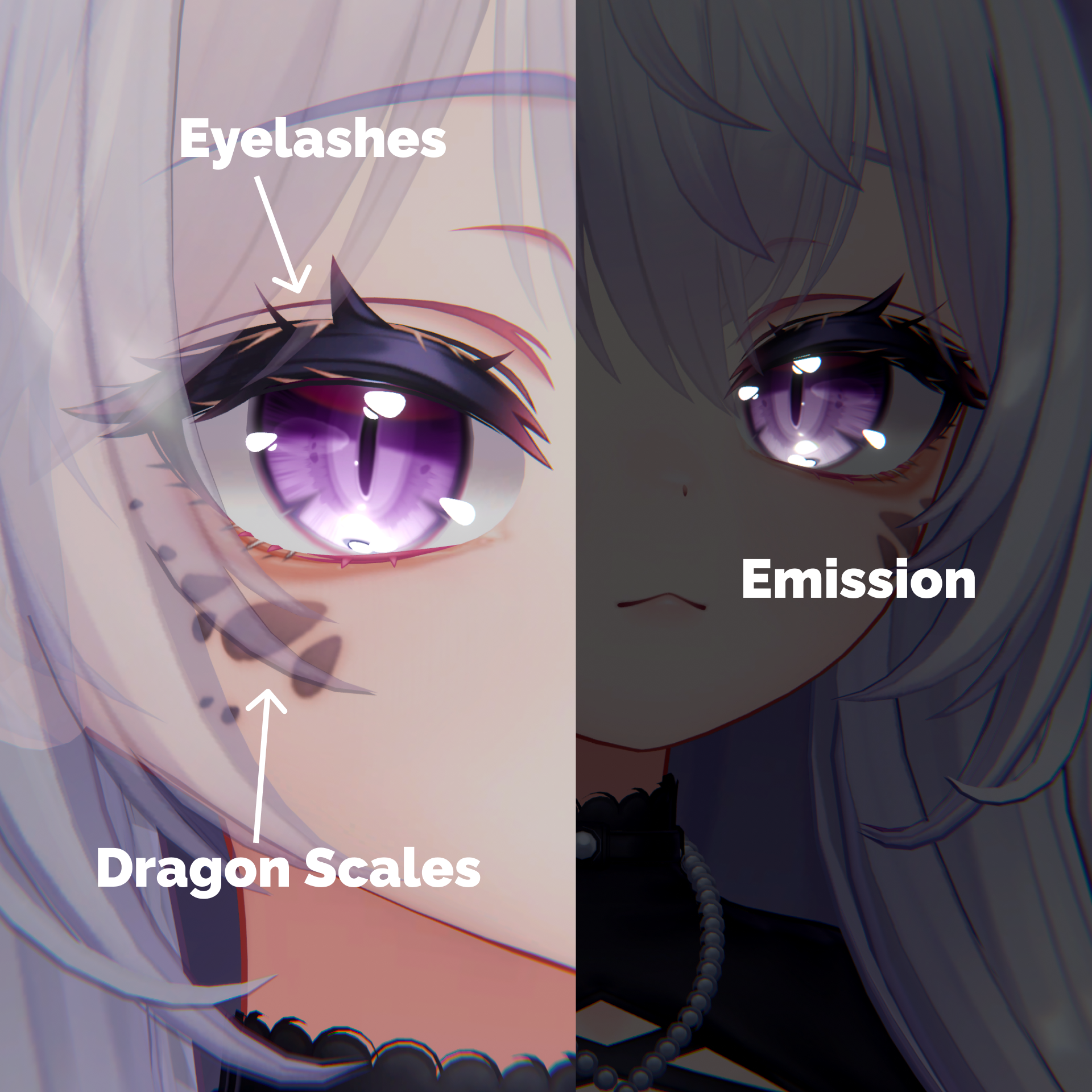 【5アバター対応】 Li'l Dragon Eye & Makeup 🐉💄 (Ichigo Added!) - Dismay Custom ...