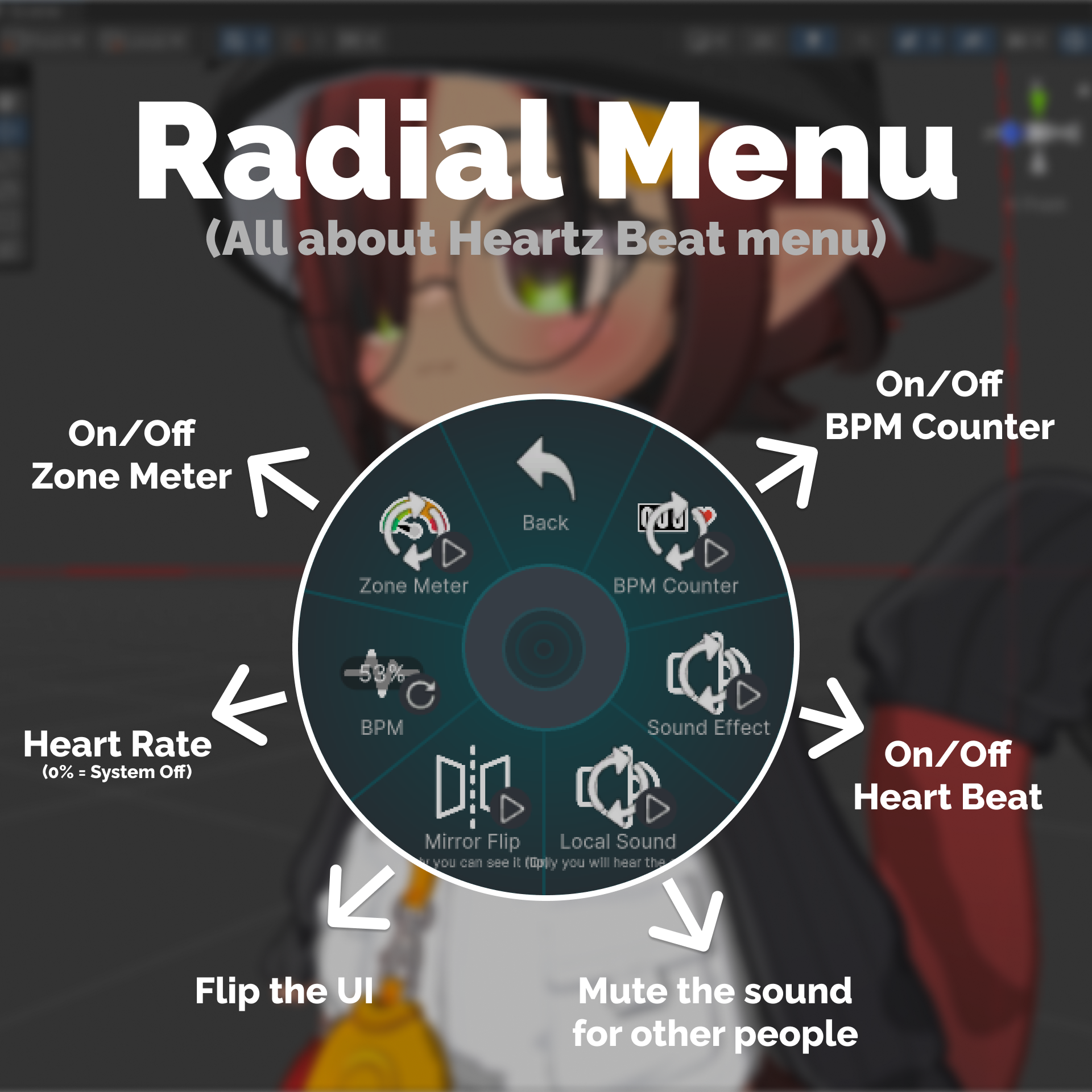 【VRC ギミック】 Heart Rate Monitor — Heartz Beat 🫀📊 #VRCOSC - Dismay Custom ...
