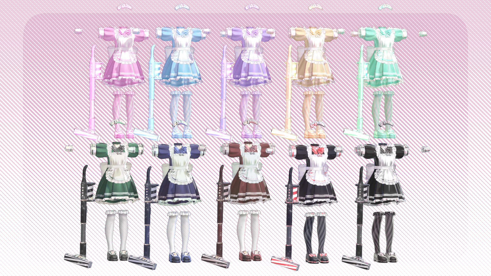 かけだしメイド🧹 【9アバター対応】【VRChat向け3D衣装】 - Mew Gear - BOOTH