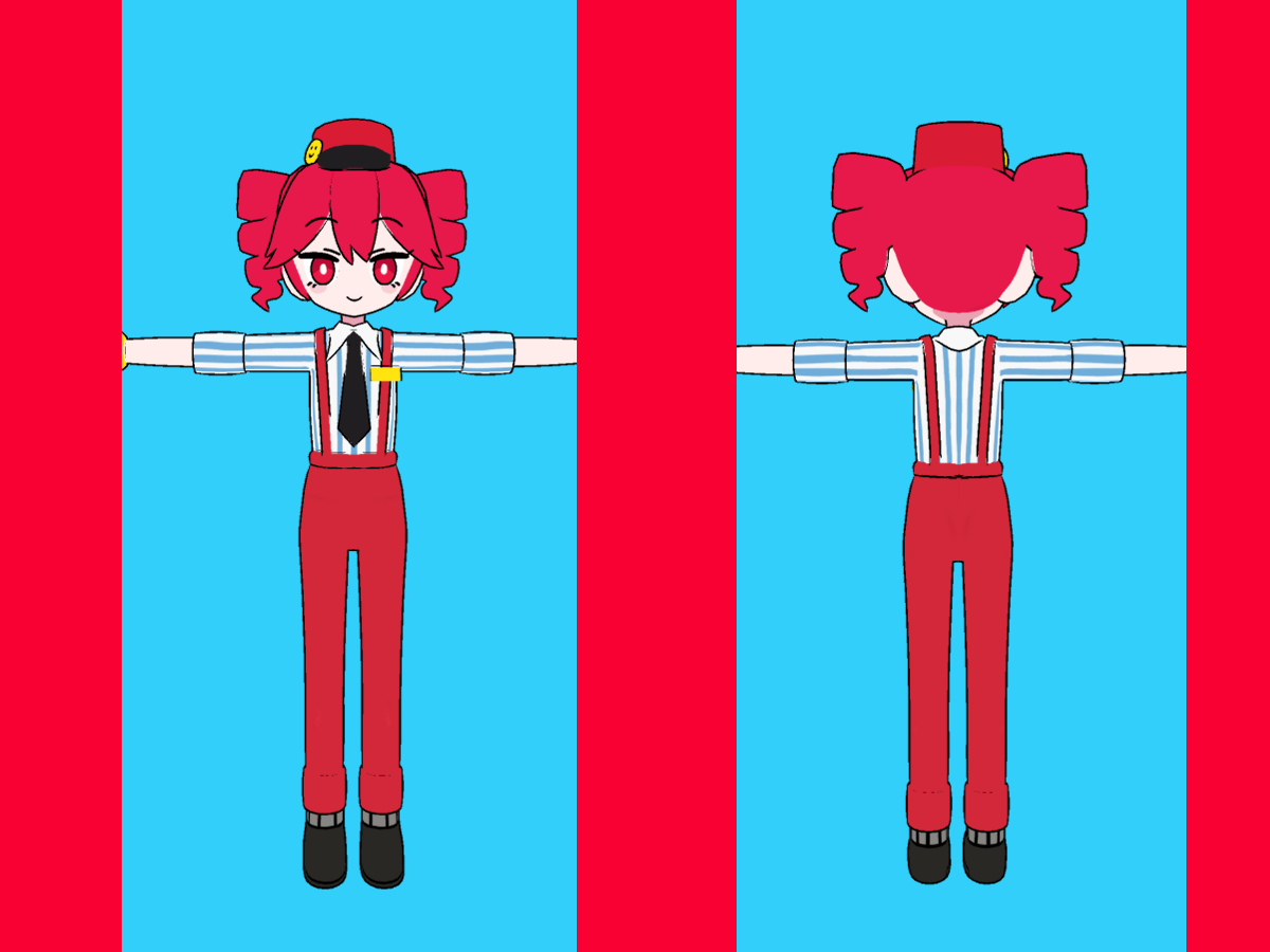 (Free VRChat Avatar) Mesmerizer Teto - silvercherry - BOOTH