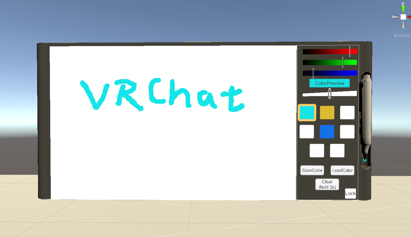 VRChat Prefab - UDON Drawing Board - SVLeopard learns to U# - BOOTH