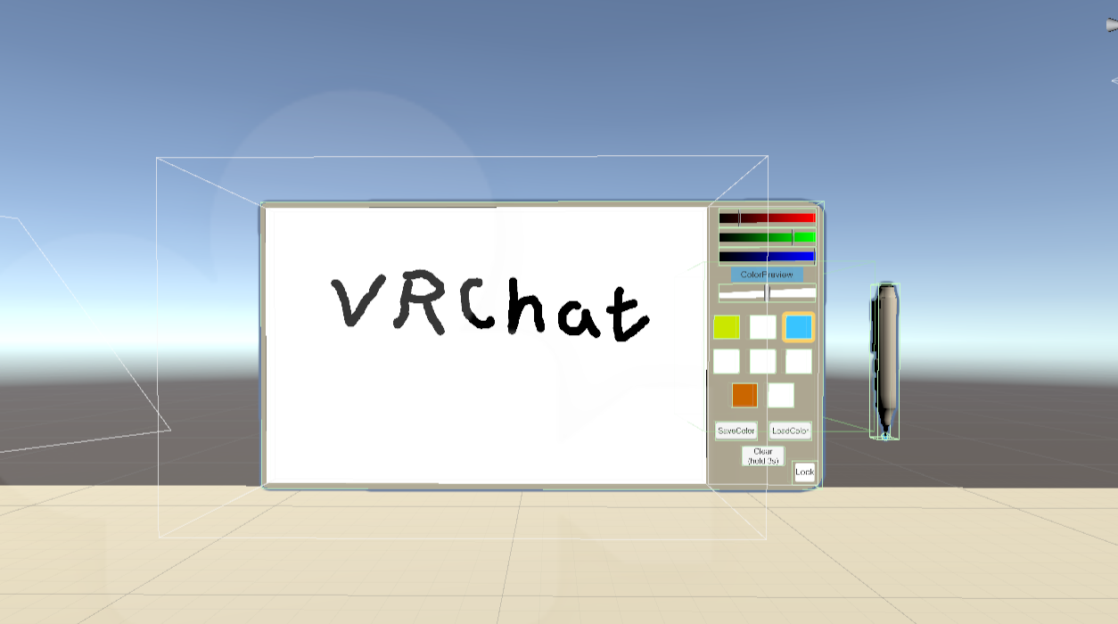 VRChat Prefab - UDON Drawing Board - SVLeopard learns to U# - BOOTH