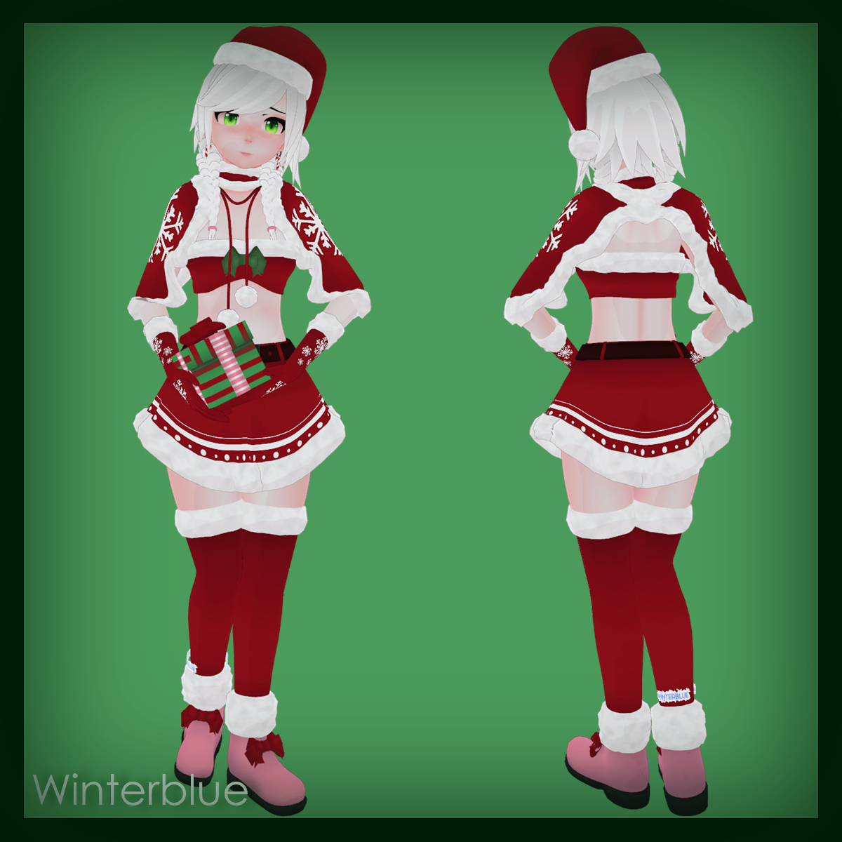 Christmas Arita 3D Model (Unity/VRChat) - winterblue - BOOTH