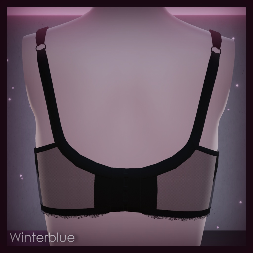 Lace Bra [VRChat | Commercial Use] - winterblue - BOOTH