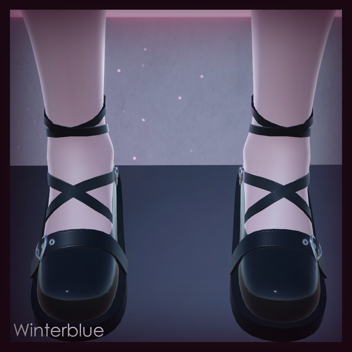 Lolita Shoes [VRChat | Commercial Use] - winterblue - BOOTH