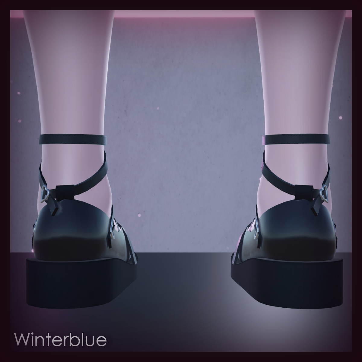 Lolita Shoes [VRChat | Commercial Use] - winterblue - BOOTH