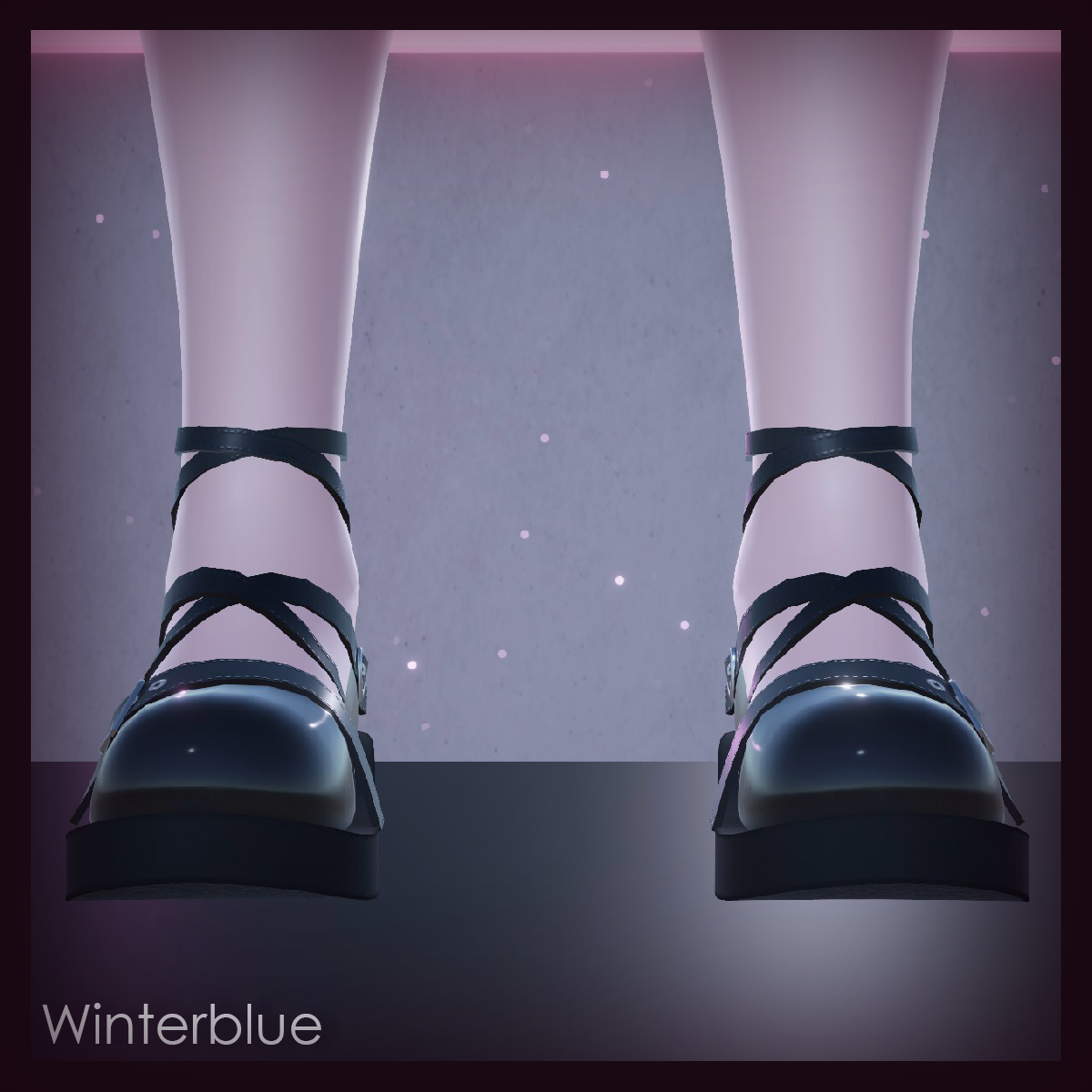 Lolita Shoes [VRChat | Commercial Use] - winterblue - BOOTH