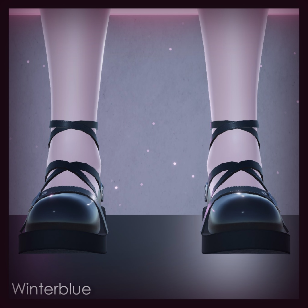 Lolita Shoes [VRChat | Commercial Use] - winterblue - BOOTH