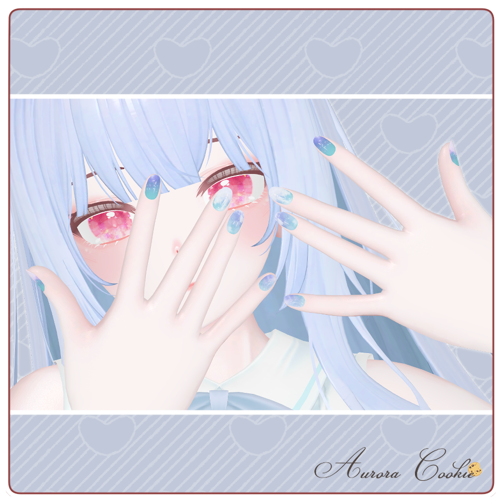 [萌 専用] Moe Nail texture - Aurora_Cookie - BOOTH