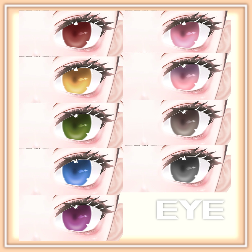 [キシャ 専用] Kisha Make up & Eye texture - Aurora_Cookie - BOOTH